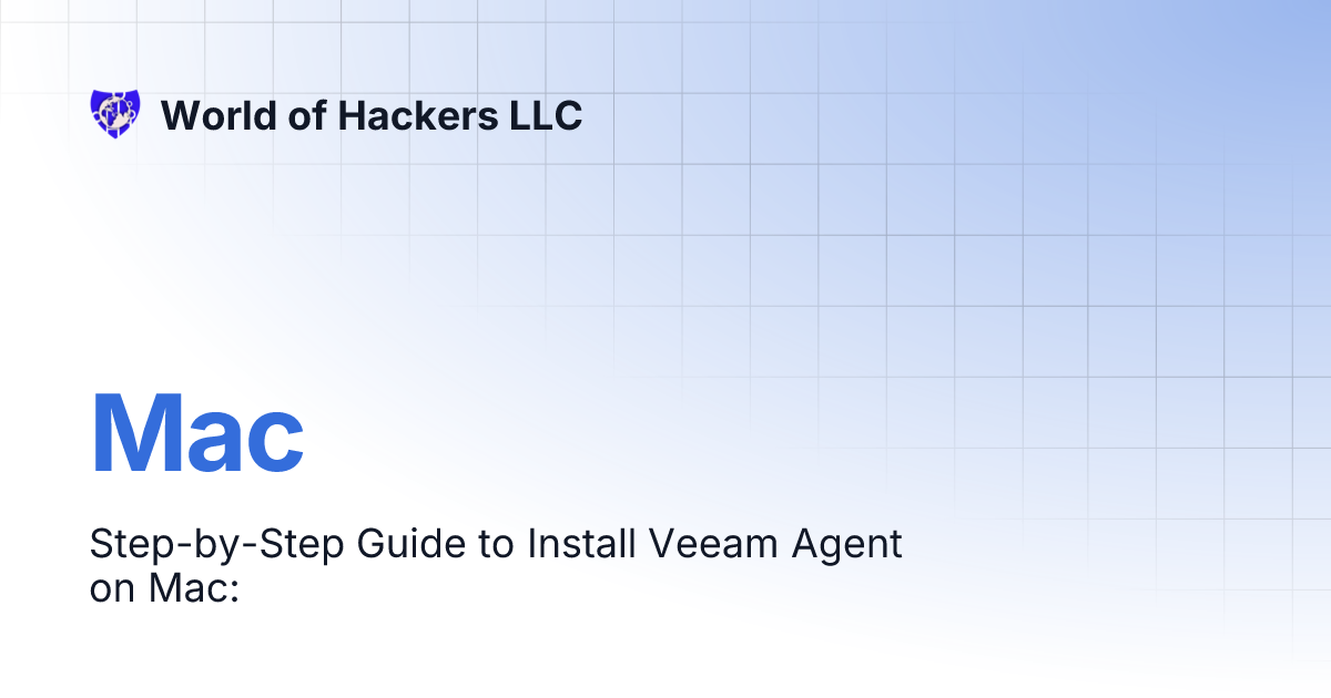 Mac | World of Hackers LLC
